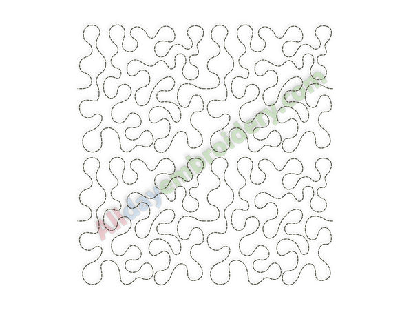 Stipple Quilt Block Embroidery Design. Machine embroidery design ...