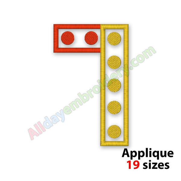 Lego Embroidery Design. Machine embroidery design. Applique design ...