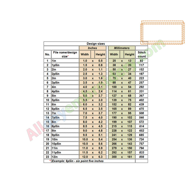 Rectangle Embroidery Design. Machine embroidery design ...